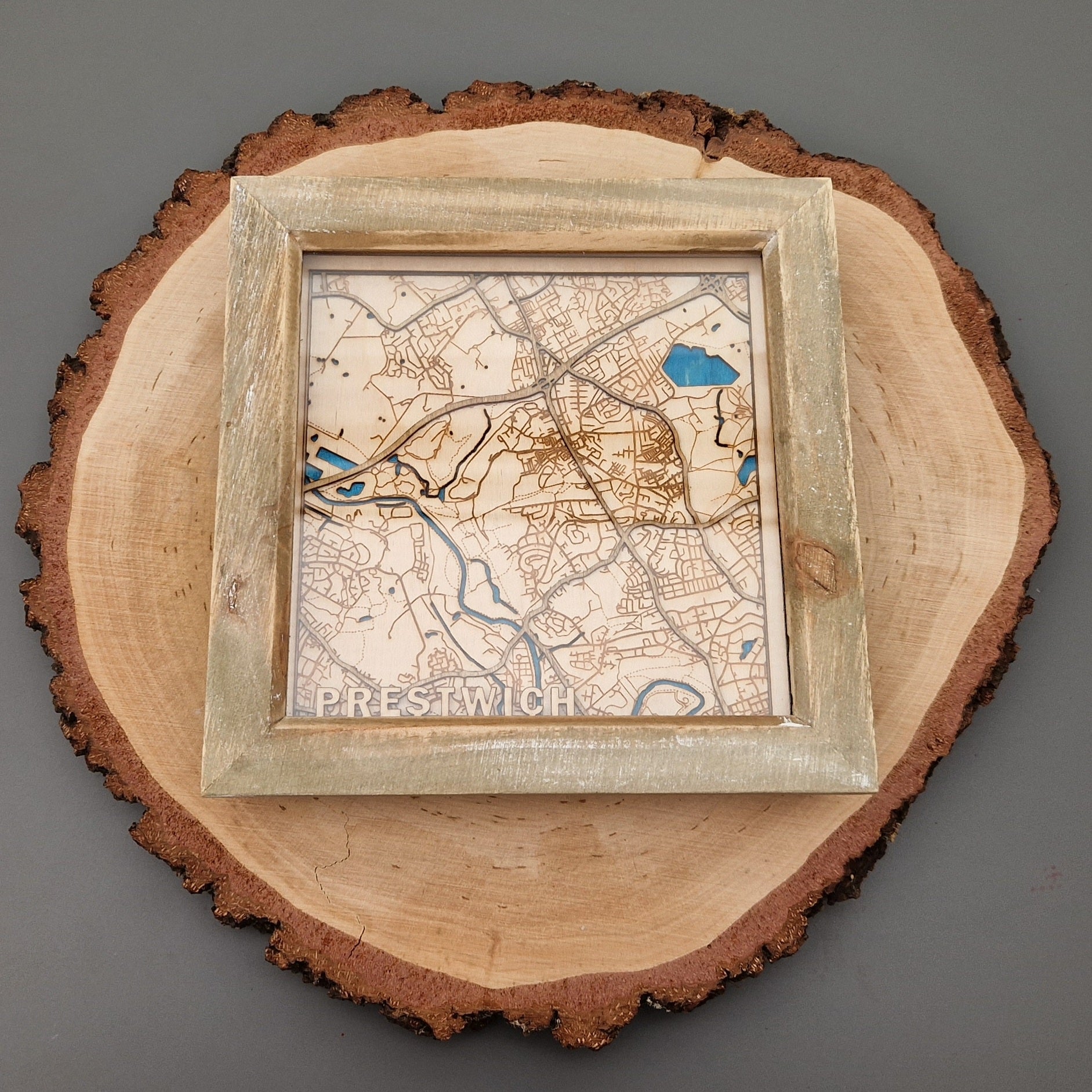 Layered Wooden Maps 'Towns and Cities' – Hammer and Quill